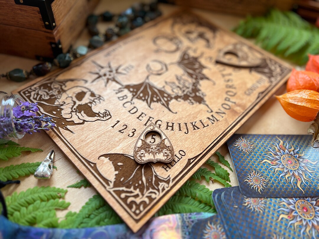 Ouija Board, Ouija Planchette, Spirit Board, Talking Board, Witch Board ...