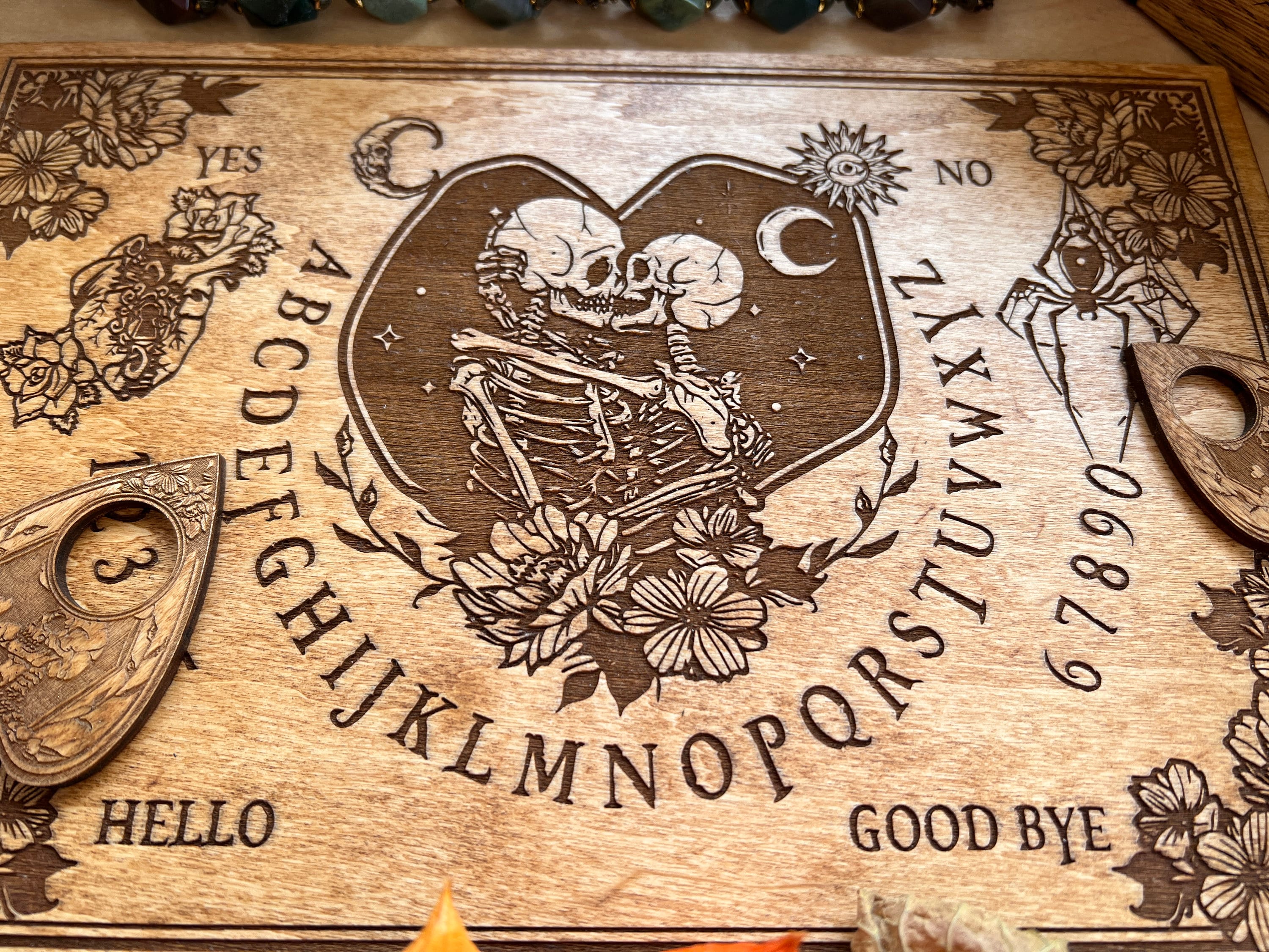 Ouija Board, Ouija Planchette, Spirit Board, Talking Board, Witch Board ...
