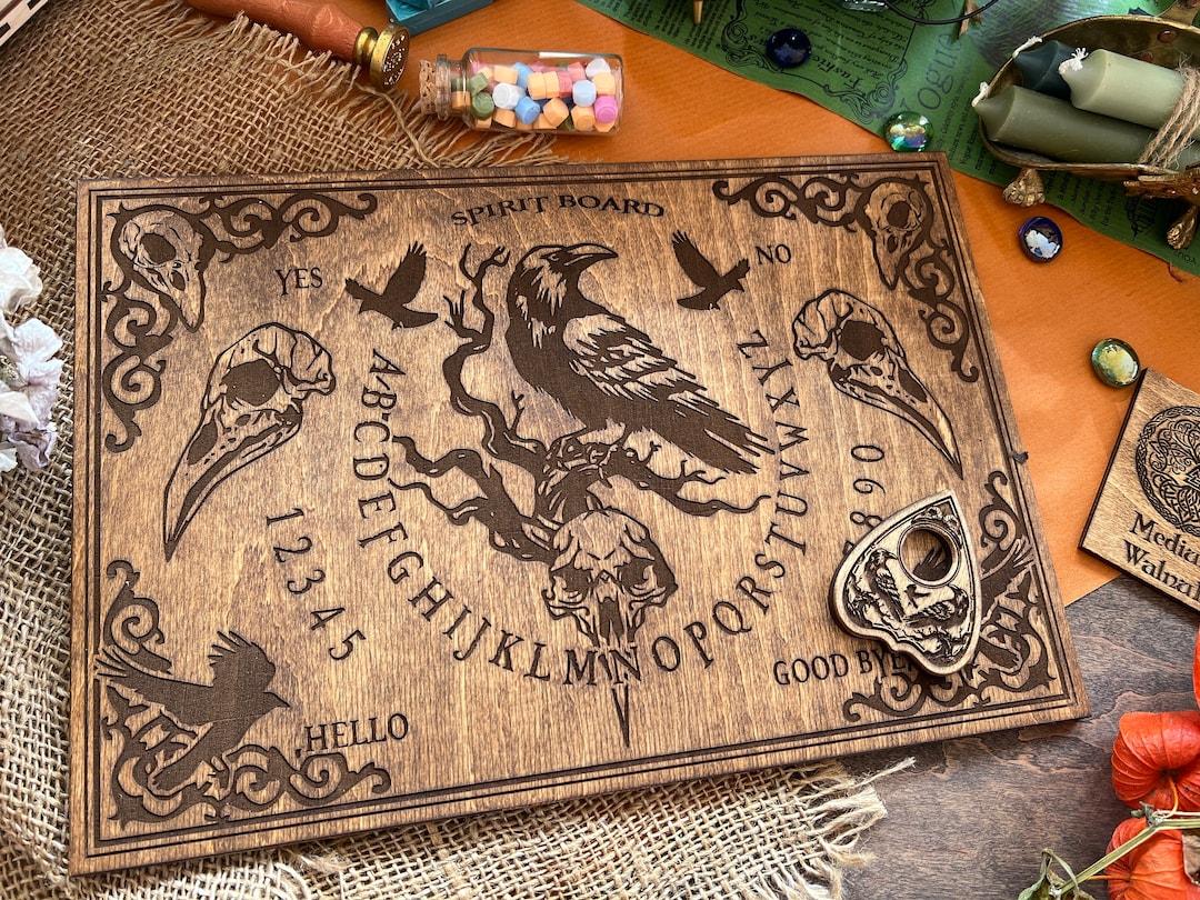 Ouija Board, Ouija Planchette, Talking Board, Witch Board, Witchcraft ...