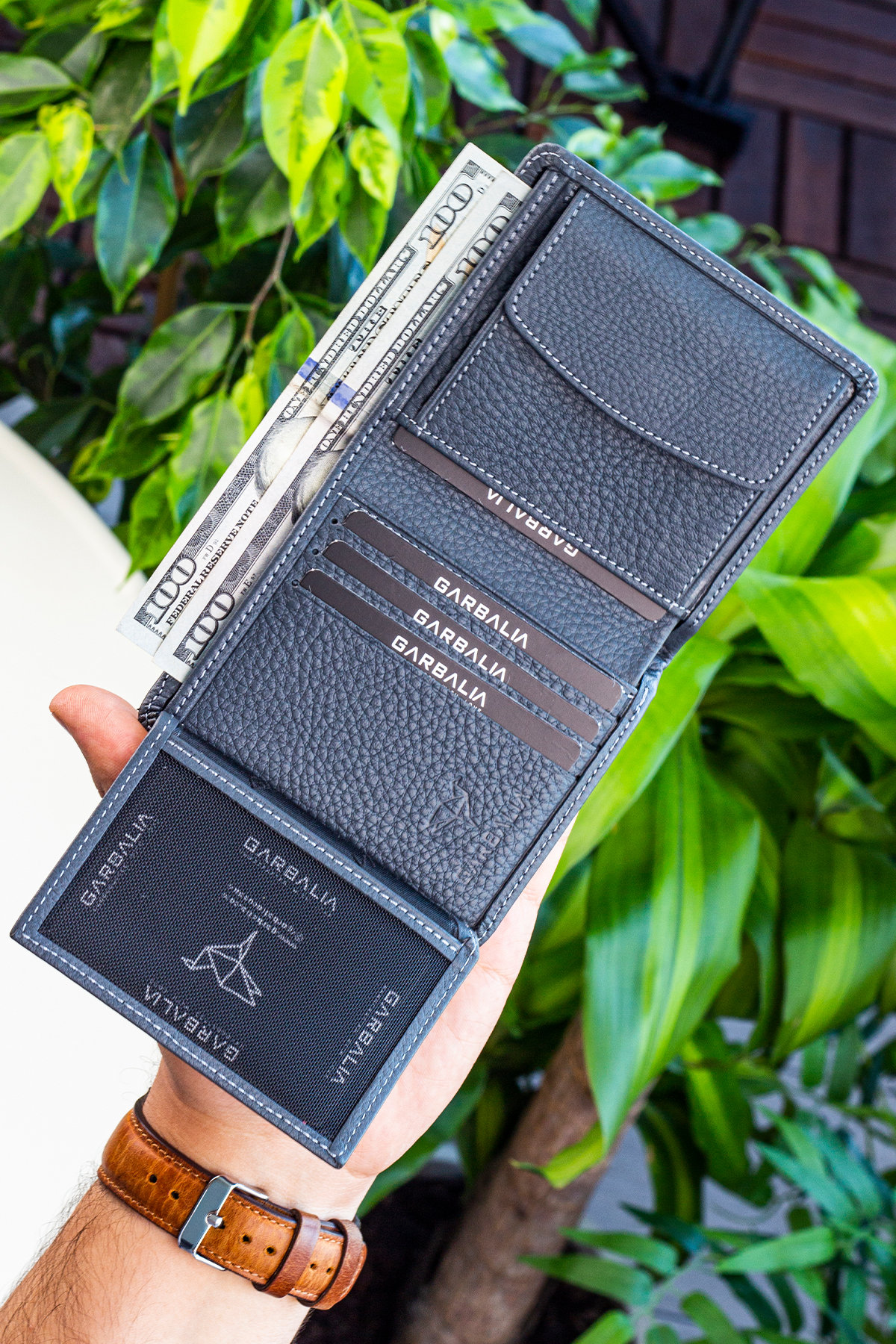Mens Wallet With Coin Pocket | Personalized Leather Wallet Gift for Him ...