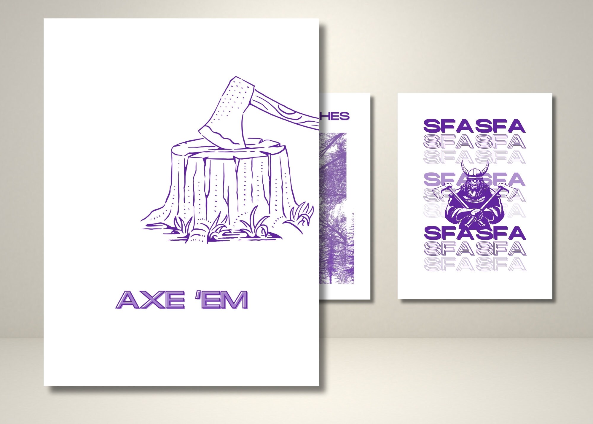 Stephen F. Austin State Uni Wall Art | SFASU Wall Art | SFA Dorm Decor ...