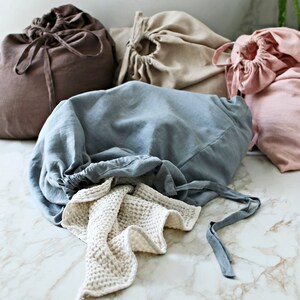 Linen Laundry/ Storage Bag - Etsy