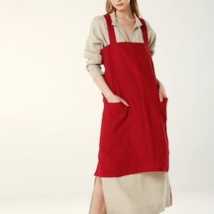 Apron. Kitchen Apron. Japanese Style Crossback Apron. Balticbloom - Etsy