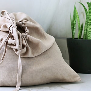 Linen Laundry/ Storage Bag - Etsy
