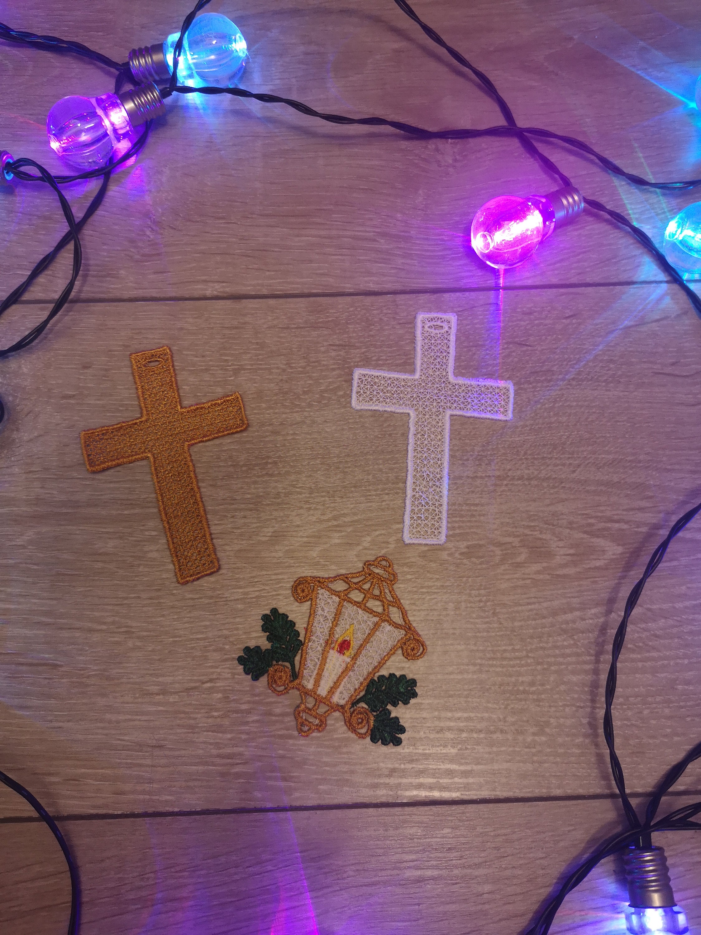 FSL Cross Machine Embroidery Design PES 4x4 Hoop - Etsy