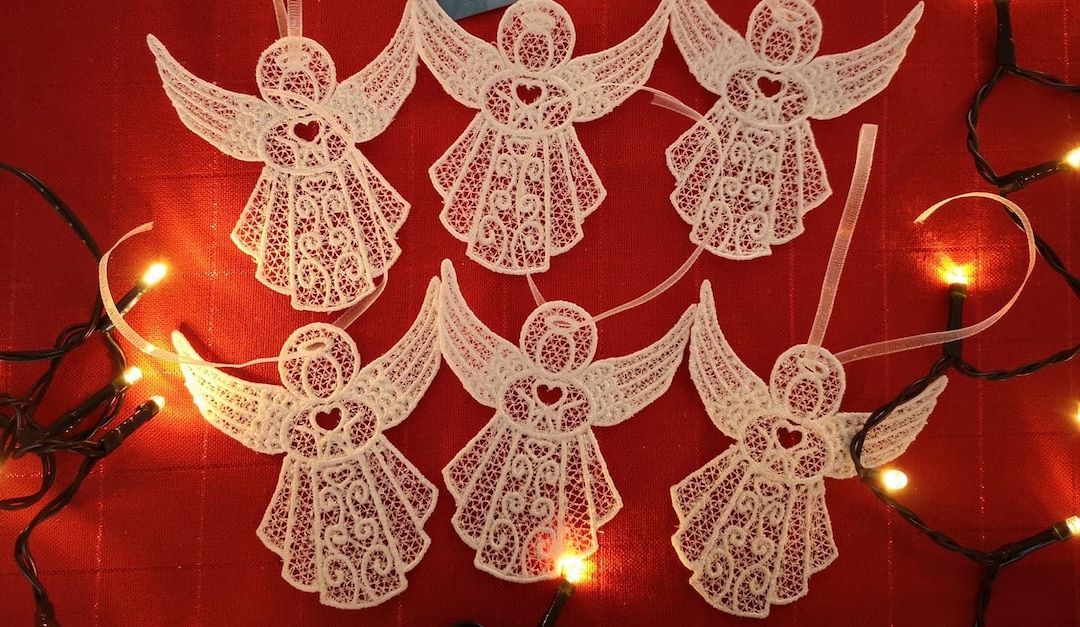FSL Angels Free Standing Lace Machine Embroidery Designs Instant ...