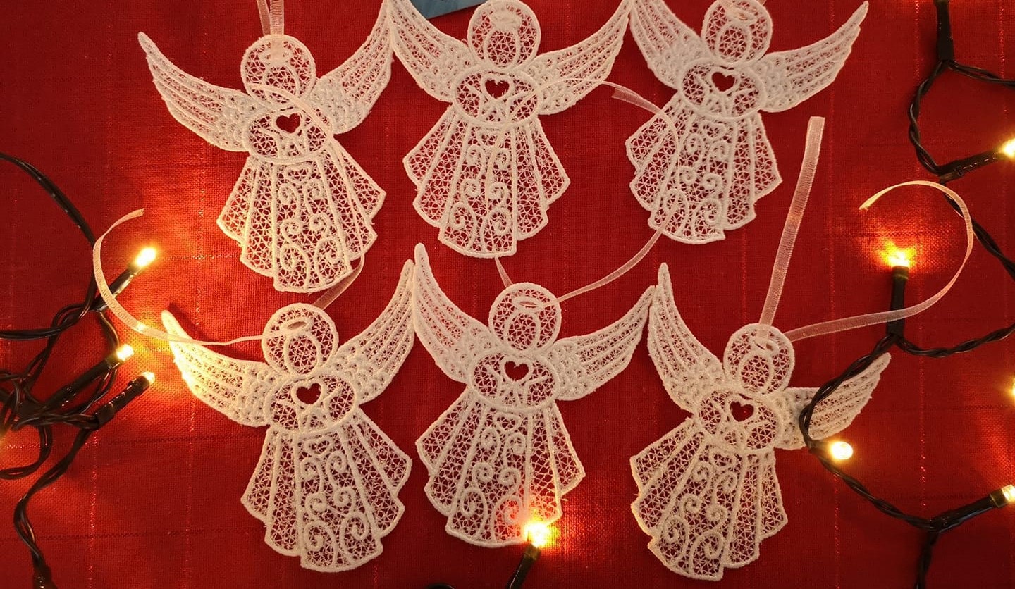 FSL Angels Free Standing Lace Machine Embroidery Designs Instant ...