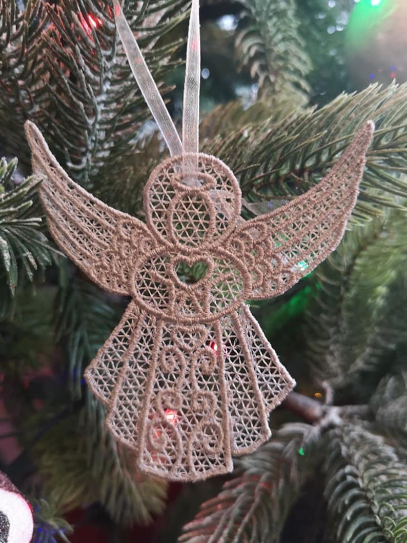 FSL Angels Free Standing Lace Machine Embroidery Designs Instant ...
