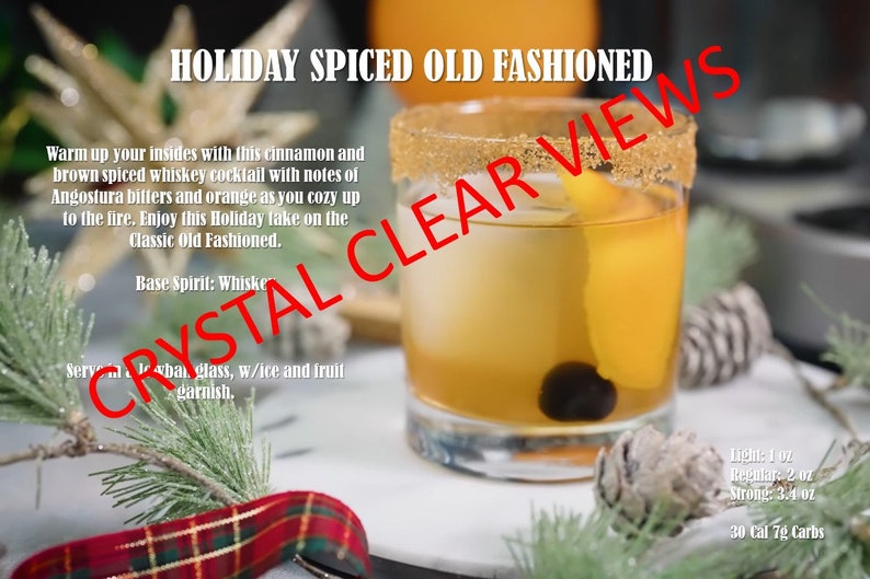 Bartesian Digital Menu Holiday Collection ONLY 2023 no Pods Included - Etsy