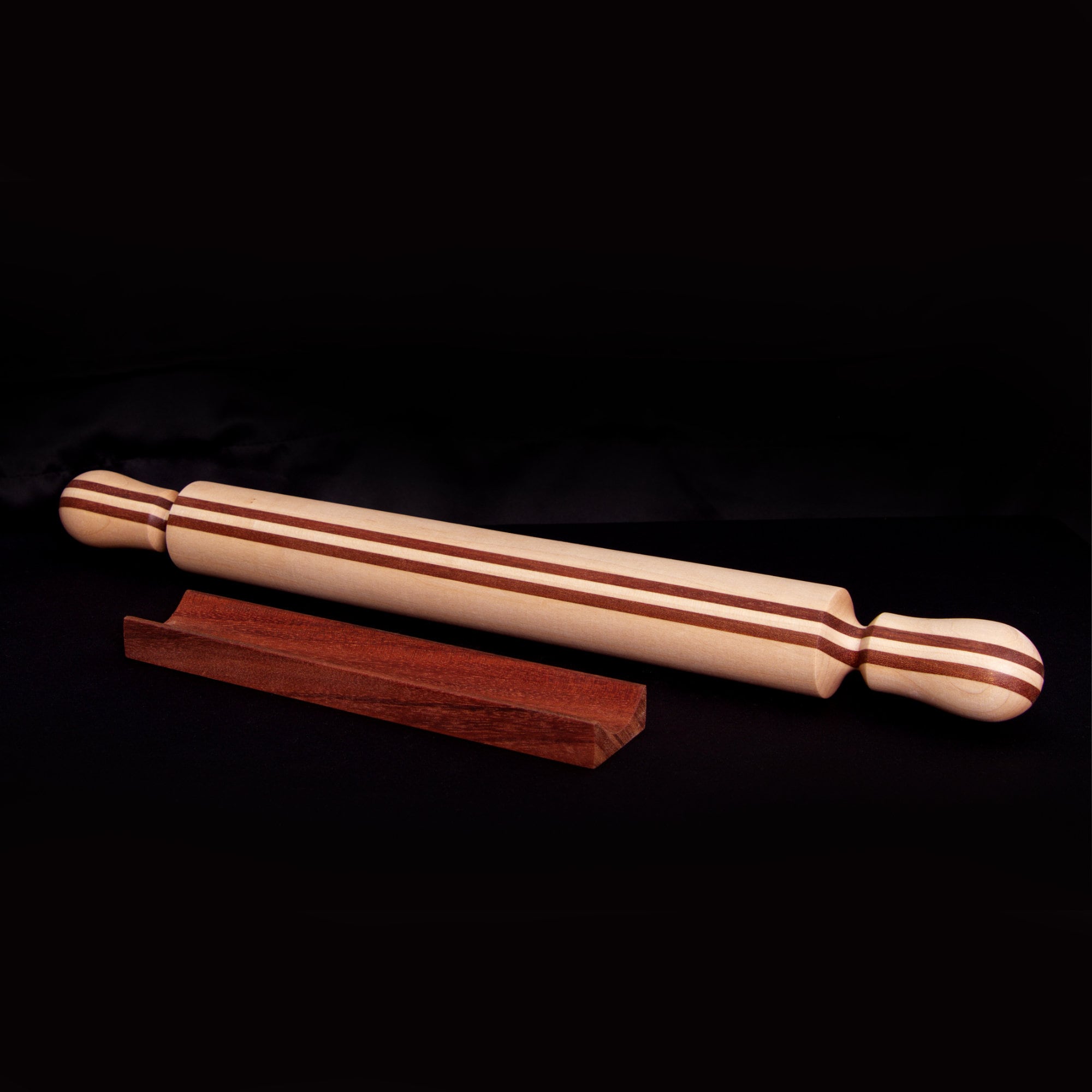Maple and Sapele Laminated Rolling Pin and Cradle - Etsy