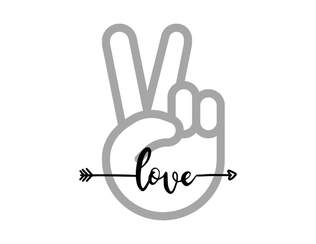 Peace Love SVG | PNG | Digital Products - Etsy