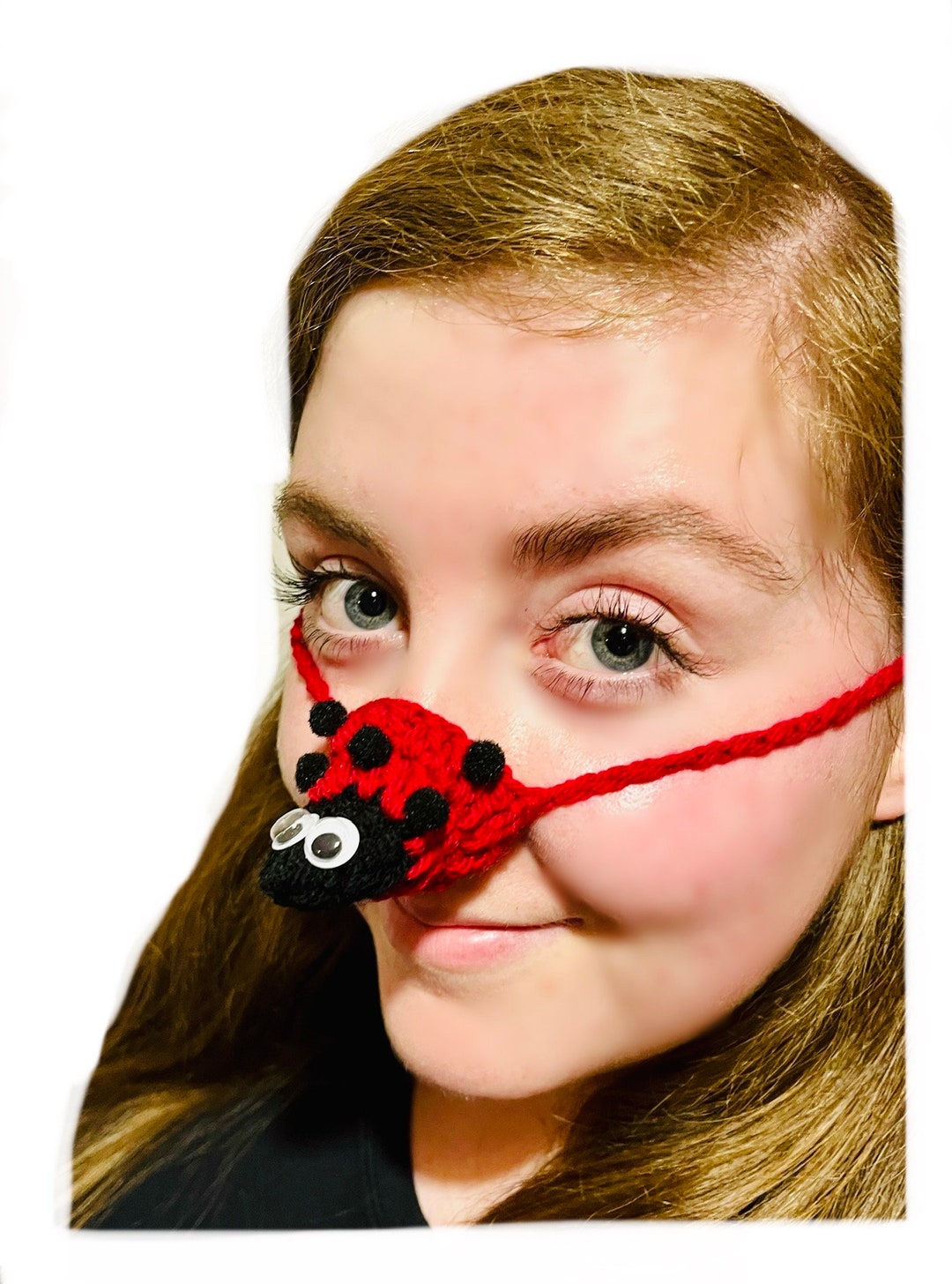 Ladybird Nose Warmer - Etsy