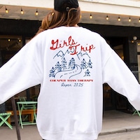 Personalized Girls Trip Sweatshirt, Girls Getaway Sweater, Girls ...