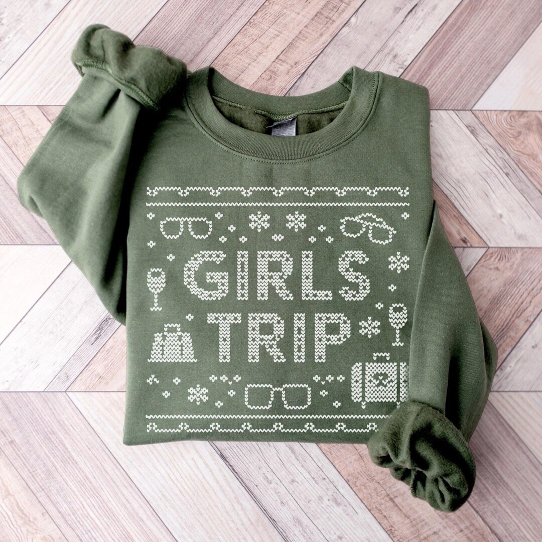 Girls Trip Sweatshirts Girls Trip Best Friend Sweatshirt Girls Weekend ...