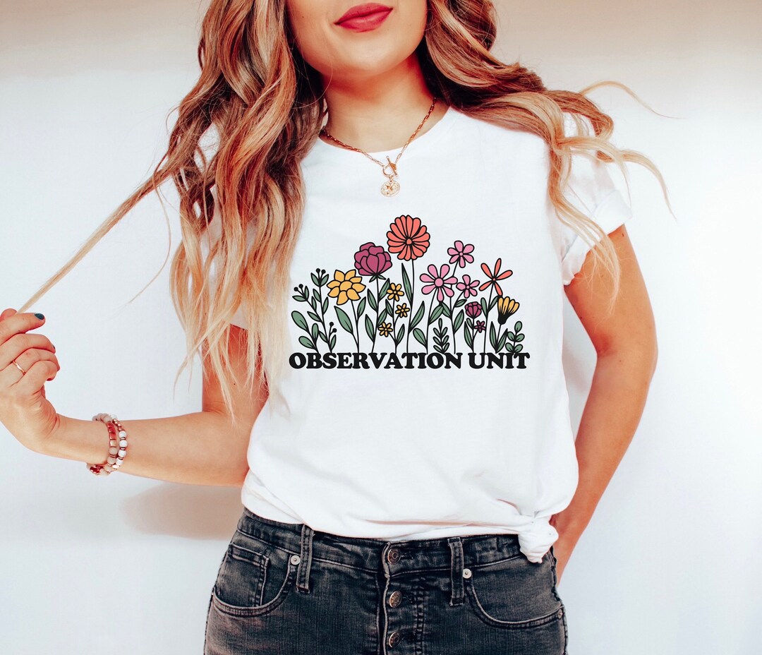 Retro Observation Unit Shirt, OBS Nurse Tshirt, Gift for Observation ...