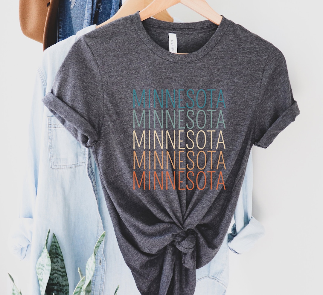 Minnesota Shirt, Home State Shirt, MN State Tee, Minnesota Travel Gift ...