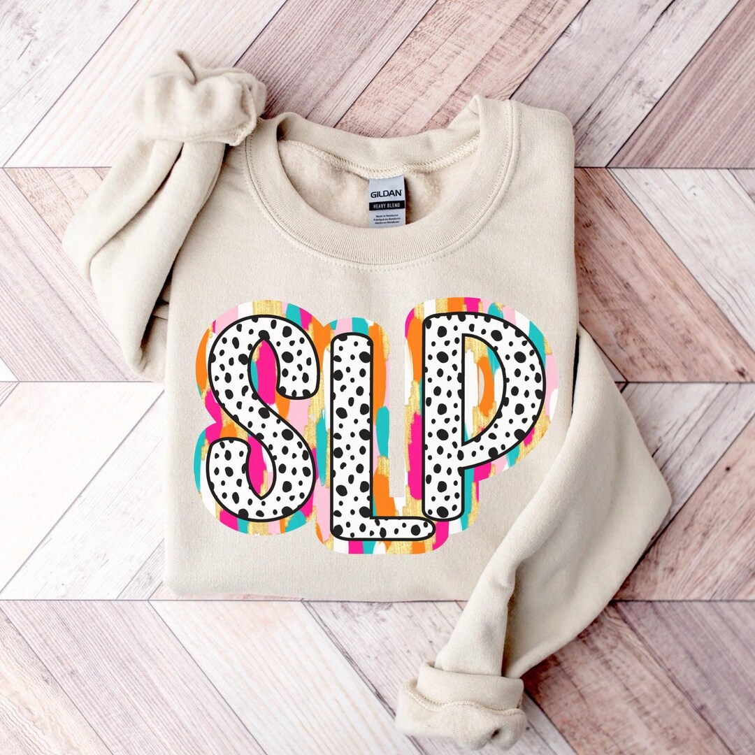 SLP Sweatshirt, Cute Speech Therapy Sweater, Speech Therapist Gift ...
