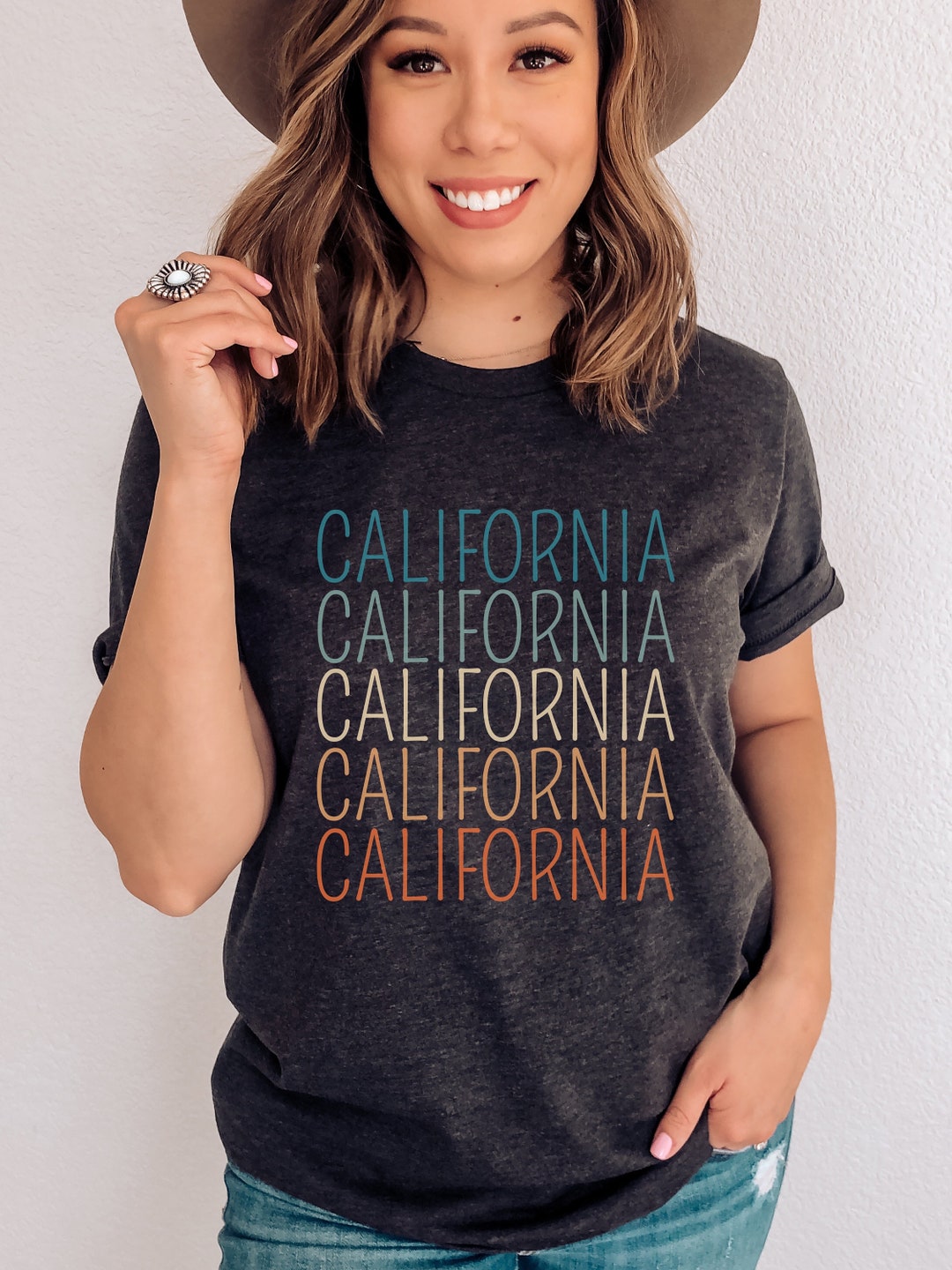 California State T-shirt, California Home Shirt, West Cost Tee, Travel ...