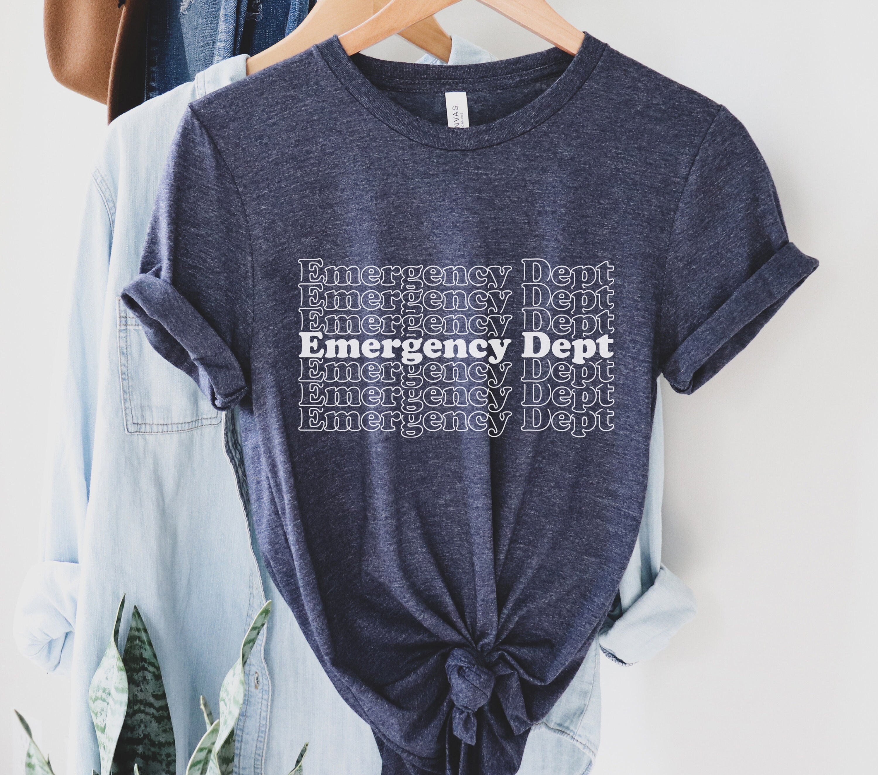 Retro Emergency Department Shirt, Emergency Room Tech Gift, ER Nurse ...