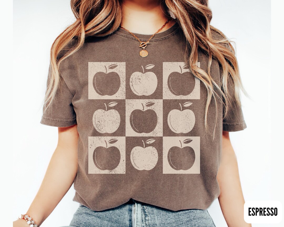 Retro Checkered Teacher Shirt Comfort Colors, Appreciation Gift, Cute ...