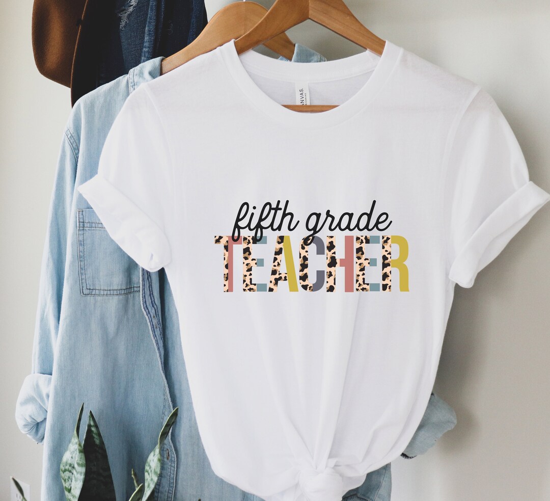 5th Grade Teacher Shirt, Back to School, Gift for Fifth Grade Team ...