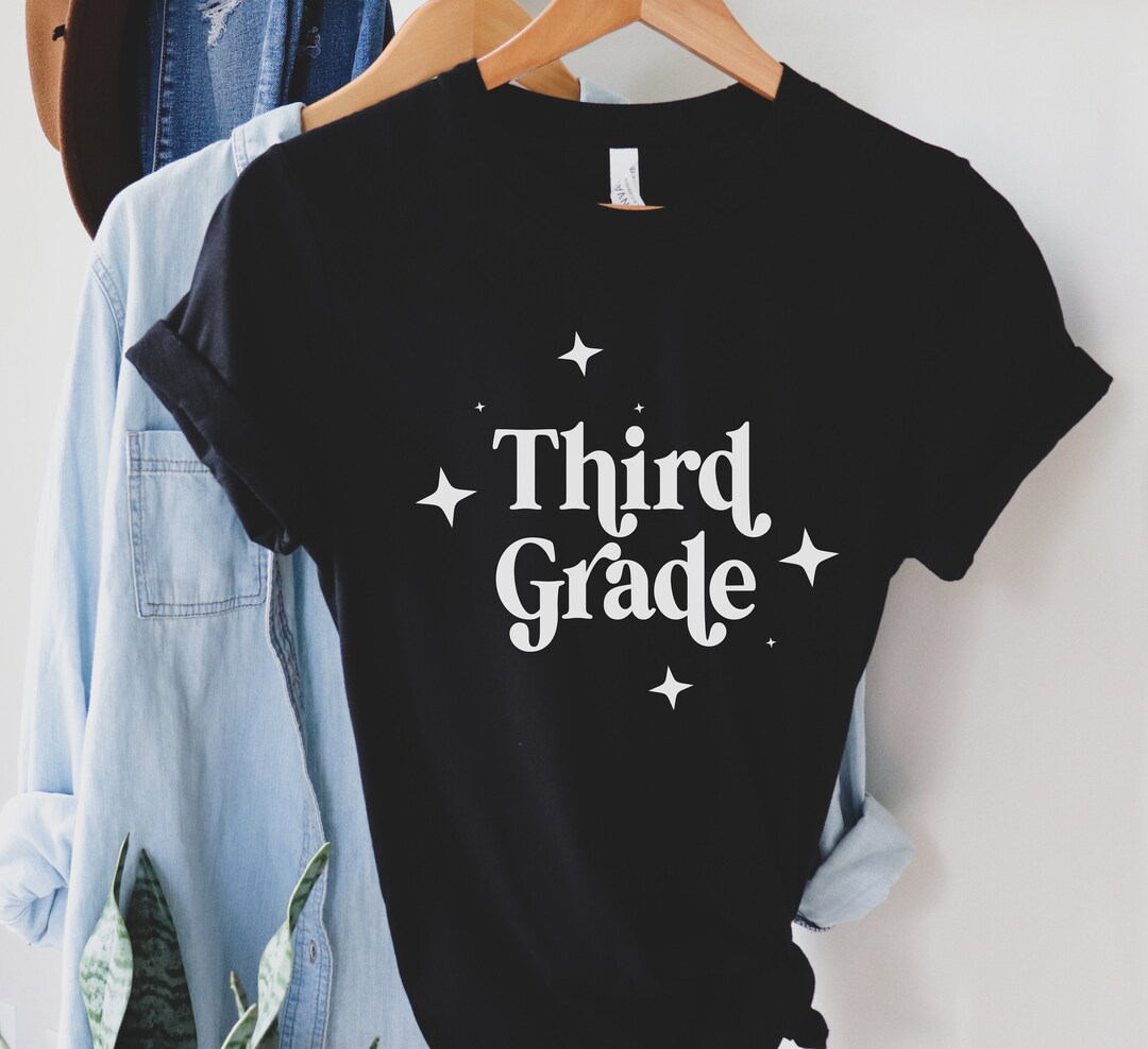 Retro 3rd Grade Teacher Shirt, Back to School Gift, Third Grade Team ...