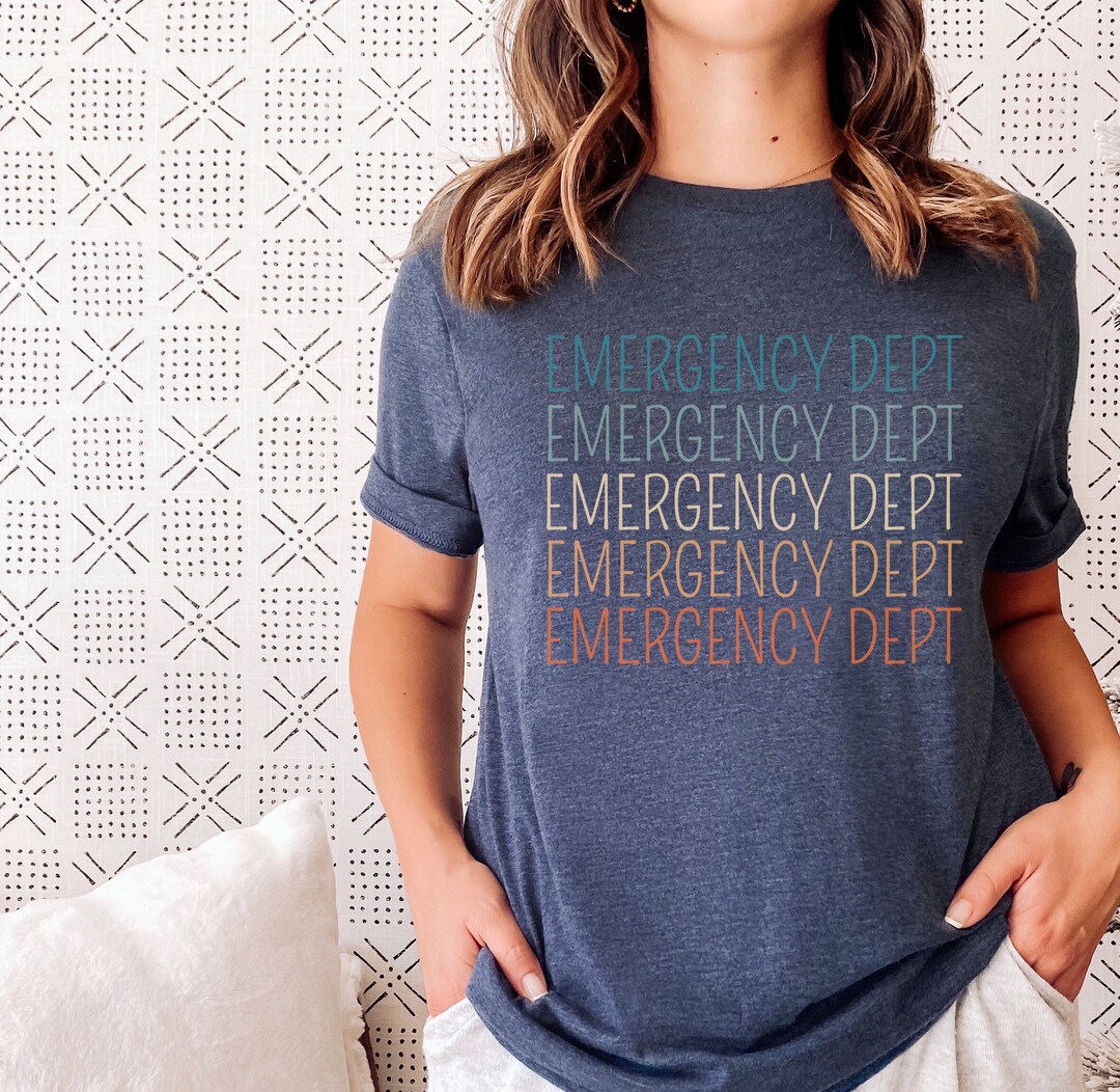 Emergency Department Shirt, Emergency Room Tech Gift, ER Nurse Shirt ...