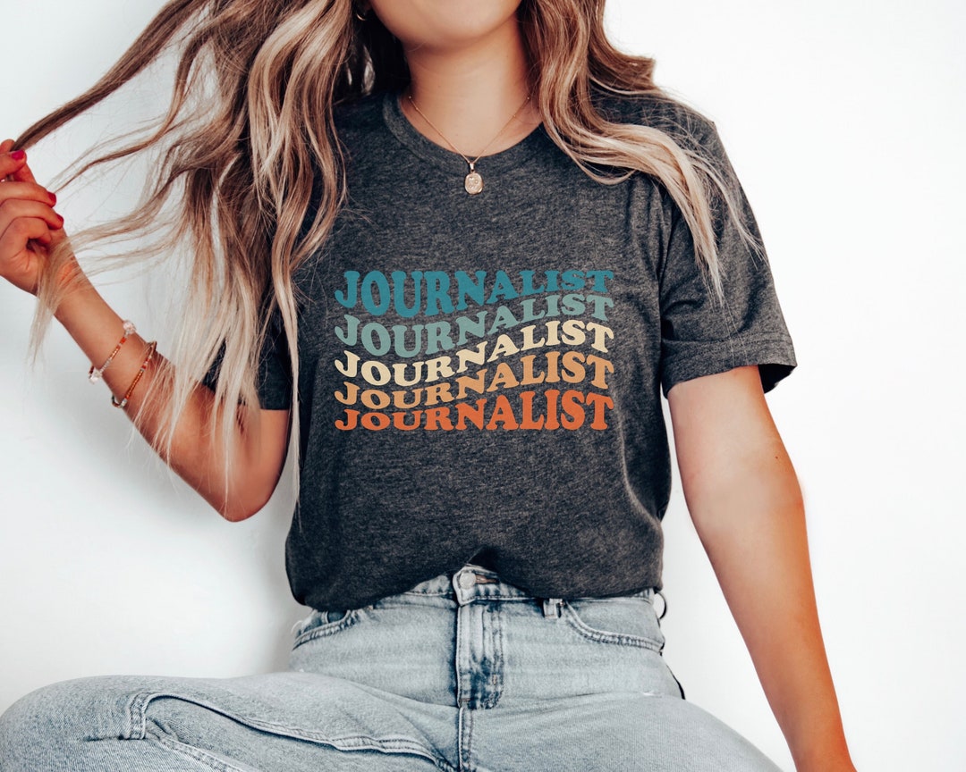 Regalo de camisa de periodista para periodista Camiseta de periodismo ...