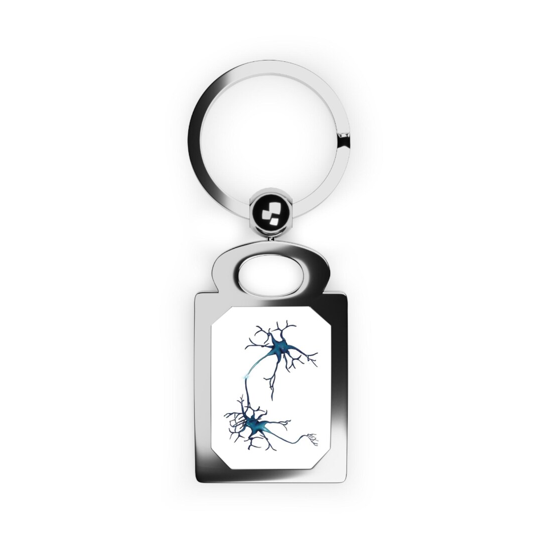 Synapse Neuroscience Keychain - Neurology Keyring, Neurotransmitters ...