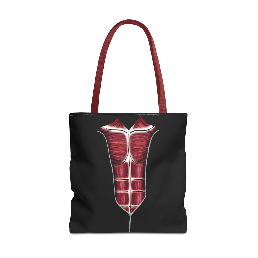 Muscle Anatomy Tote Bag Anatomy Teacher Gift, Physical Therapist Bag ...