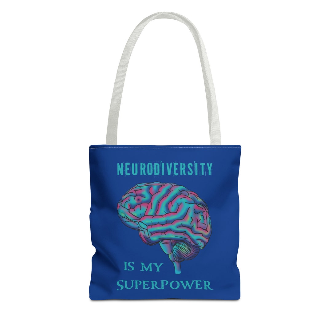 Neurodiversity Tote Bag Autism Acceptance, ADHD Bag, Neurodivergent ...