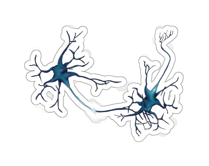 Mind Neuron Business Sticker Science Sticker Pack, Neuroscience Gift ...
