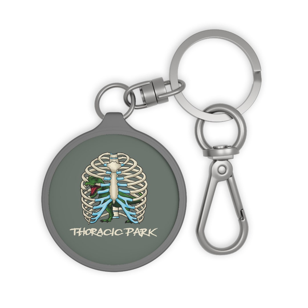 Thoracic Park Keychain T-rex in Thorax Joke, Anatomy and Physiology ...