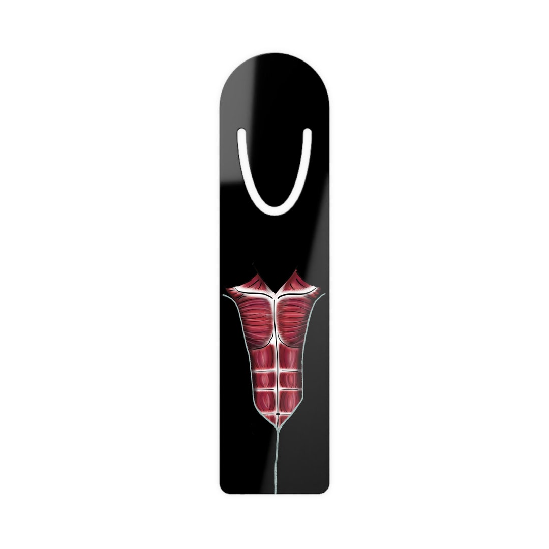 Muscle Anatomy Bookmark Personal Trainer, Chiropractor Gift, Anatomy ...
