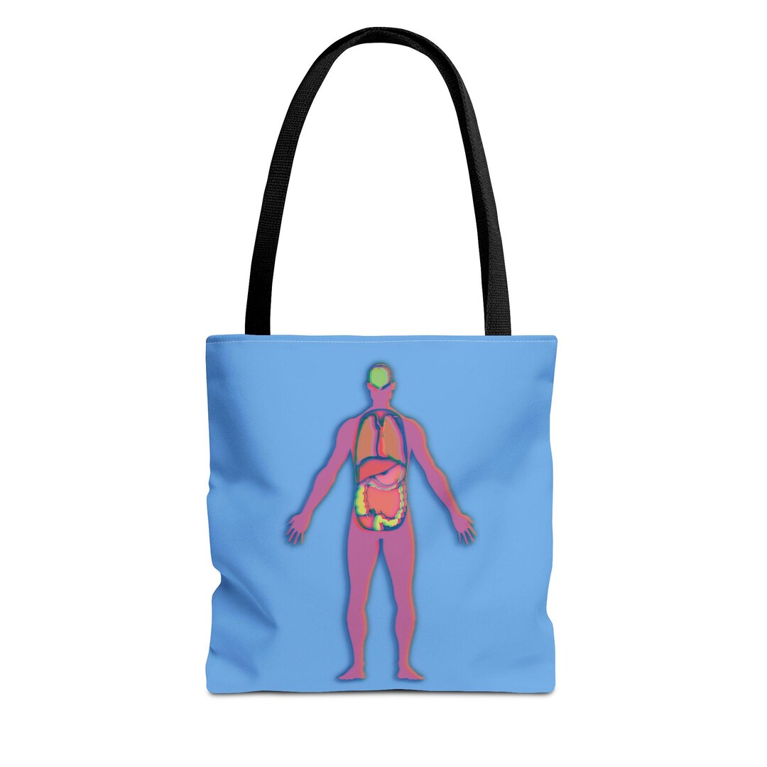 Human Anatomy Tote Bag Science Teacher Gift, Pysychedelic Tote Bag ...