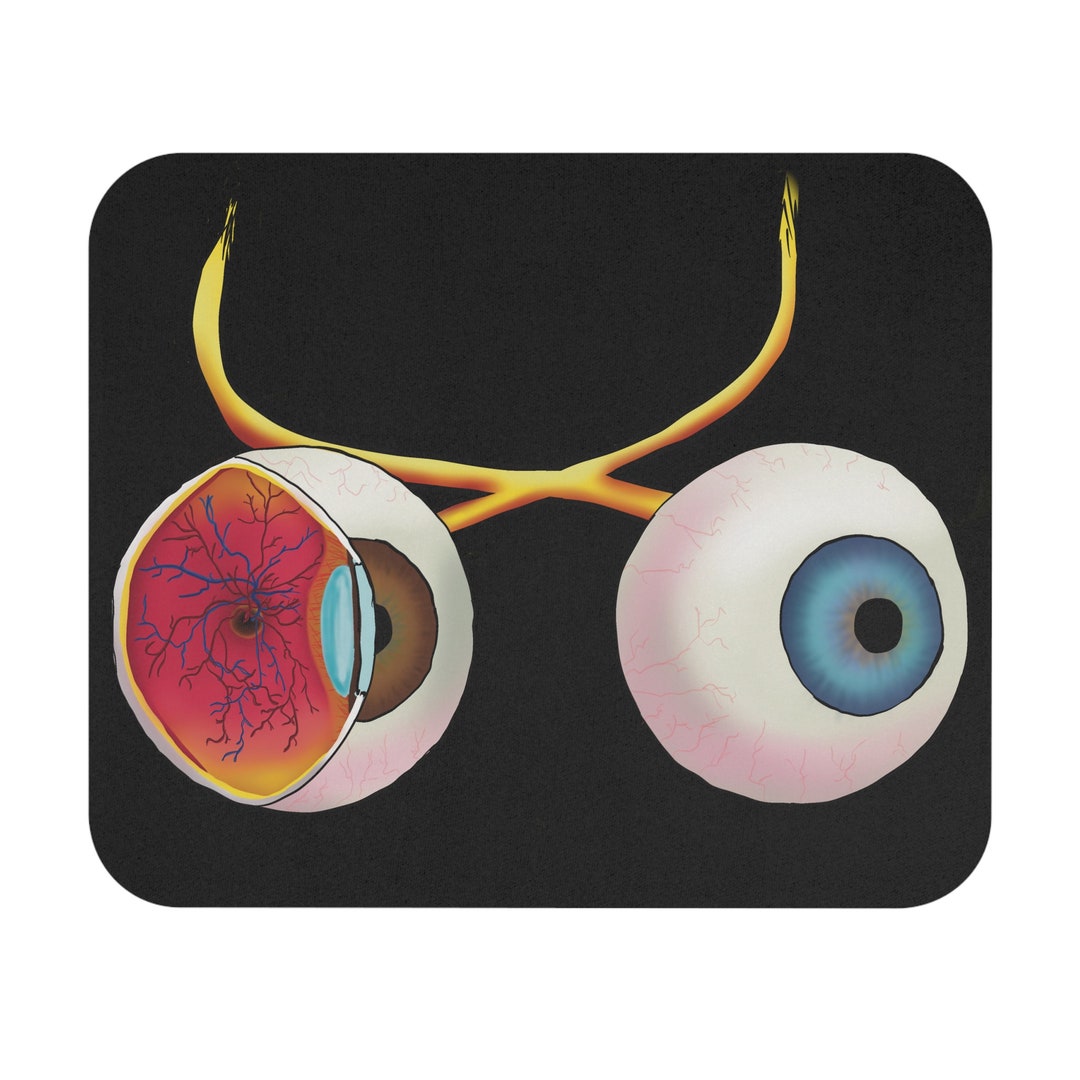 Ophthalmologist Eyeball Mouse Pad Anatomy Gift, Optometry Gift, Nursing ...