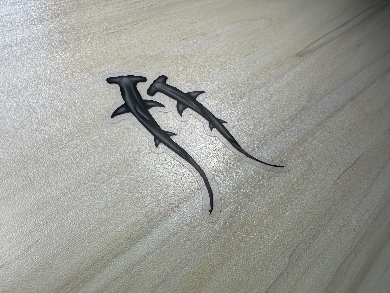 Transparent Hammerhead Shark Vinyl Sticker: Ocean Predator Decal - Etsy