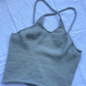 Keyhole Halter Knitting Pattern - Etsy