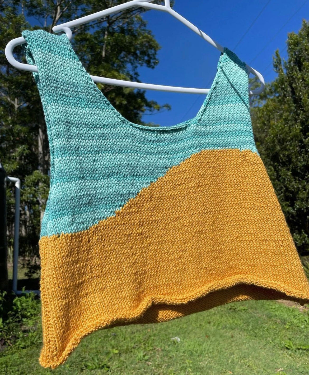 Wavey Crop Top Knitting Pattern - Etsy