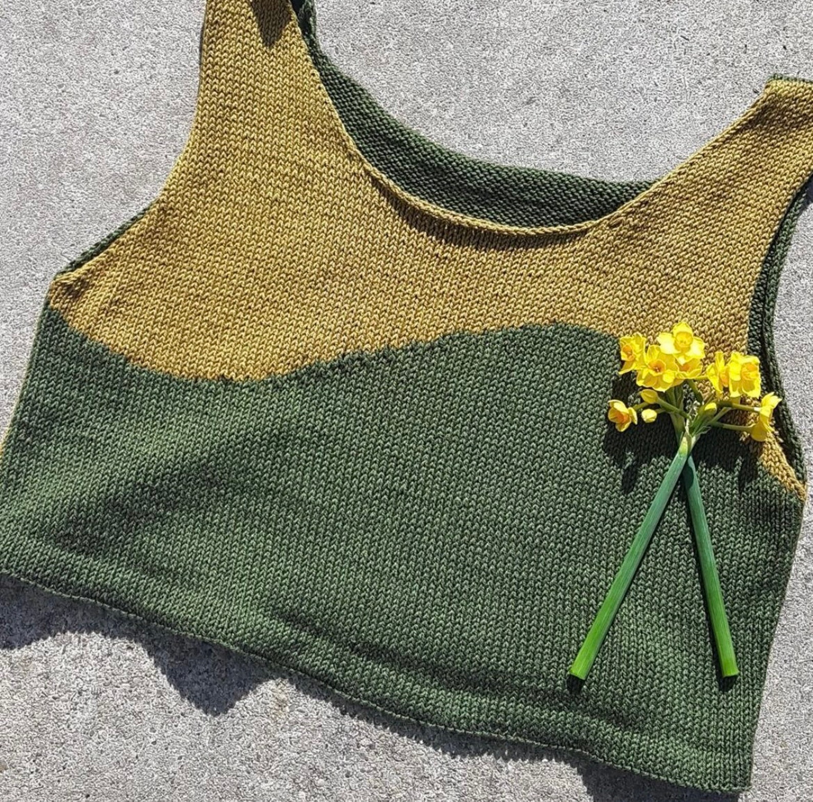 Wavey Crop Top Knitting Pattern - Etsy