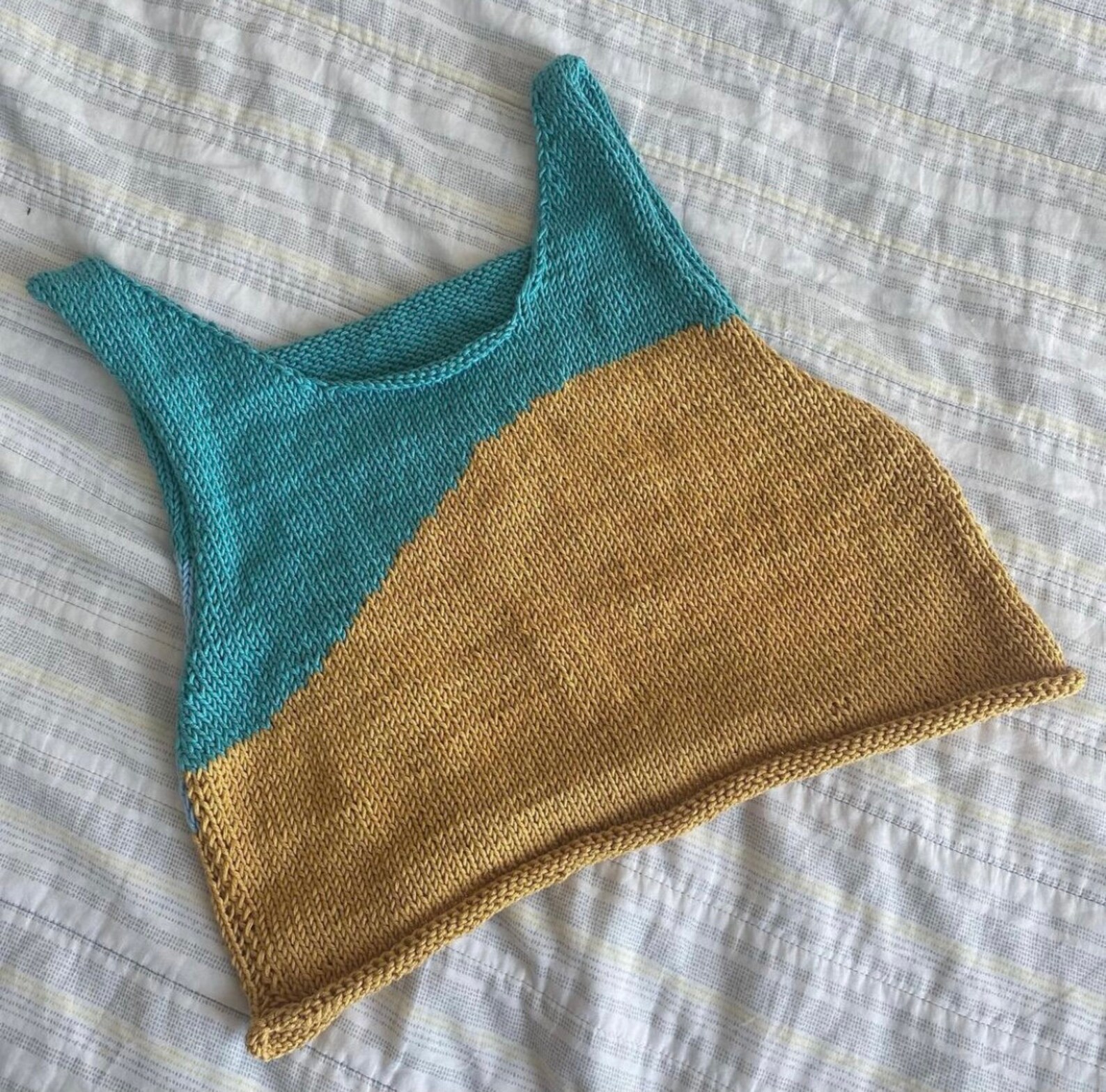Wavey Crop Top Knitting Pattern - Etsy
