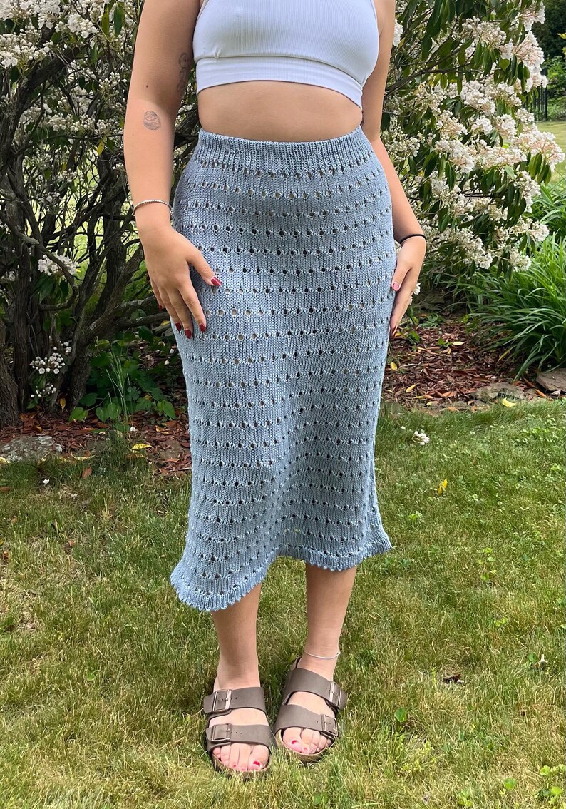 Dahlia Skirt Knitting Pattern - Etsy