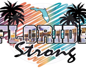 Florida Strong PNG Hurricane Ian Digital Image Hurricane Sublimation ...