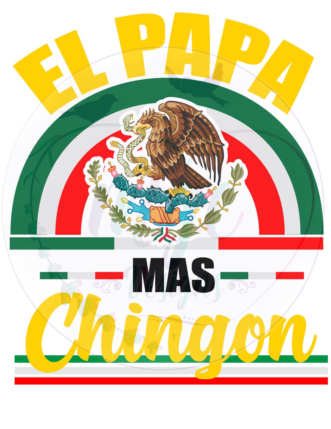 El Papa Mas Chingon (gold Letters) - Etsy