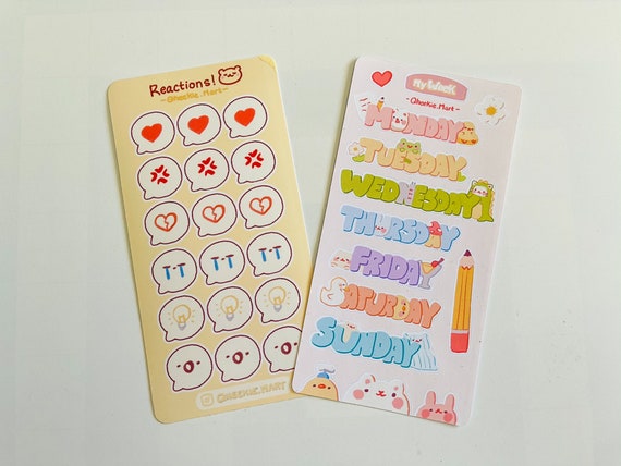 MINI Planner Sticker Sheets | Etsy