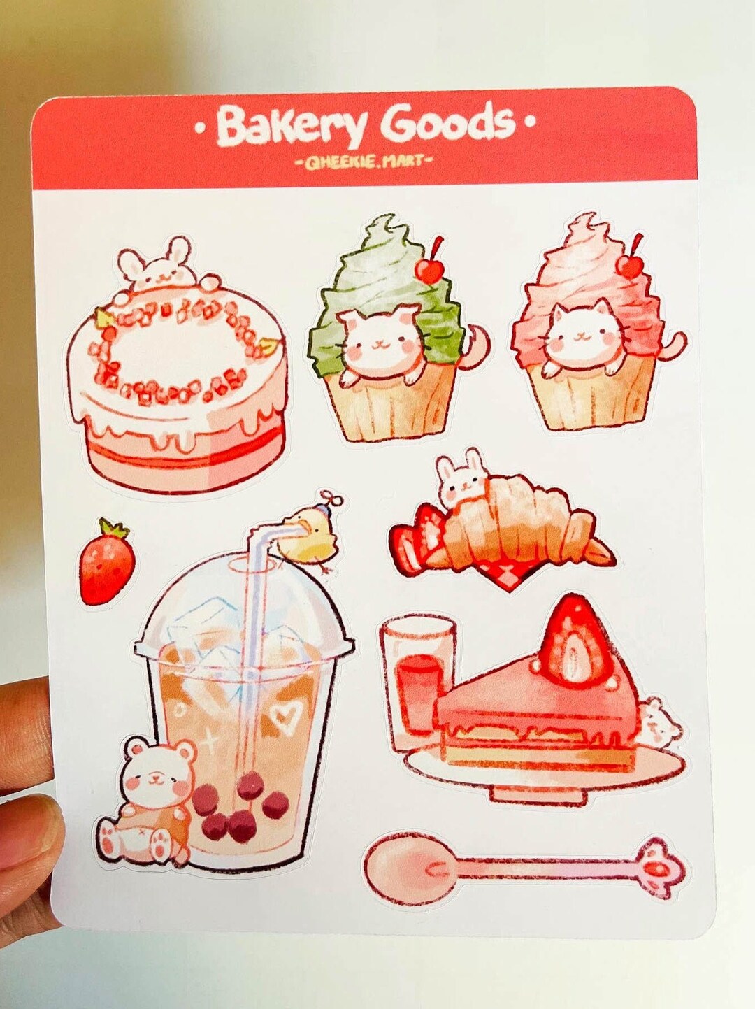 Bakery Goods Sticker Sheet - Etsy