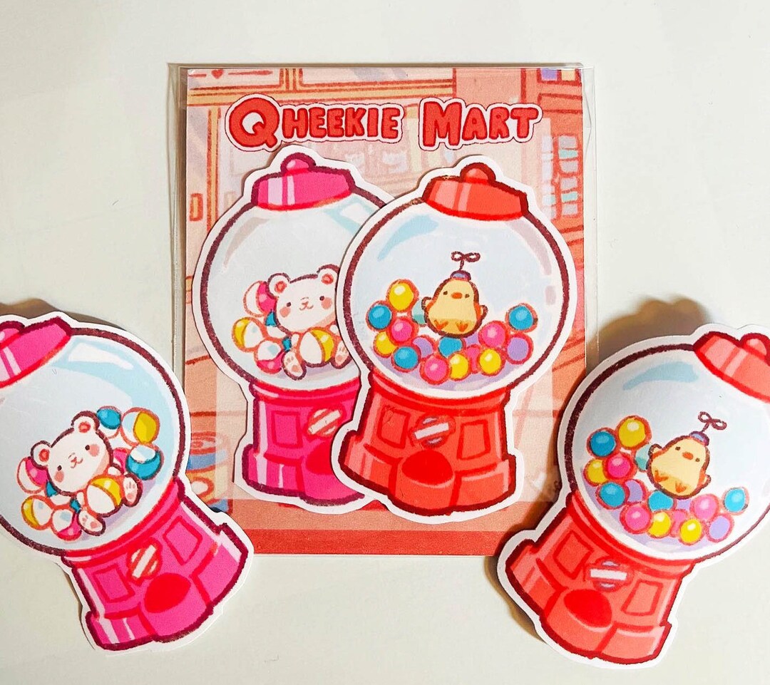 VINYL - Gumball Machines Die Cut Sticker - Etsy