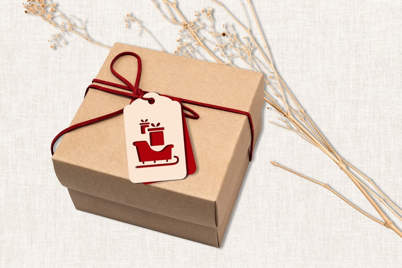 Christmas Svg Gift Tags | Gift Tags Labels Cut Files - Etsy