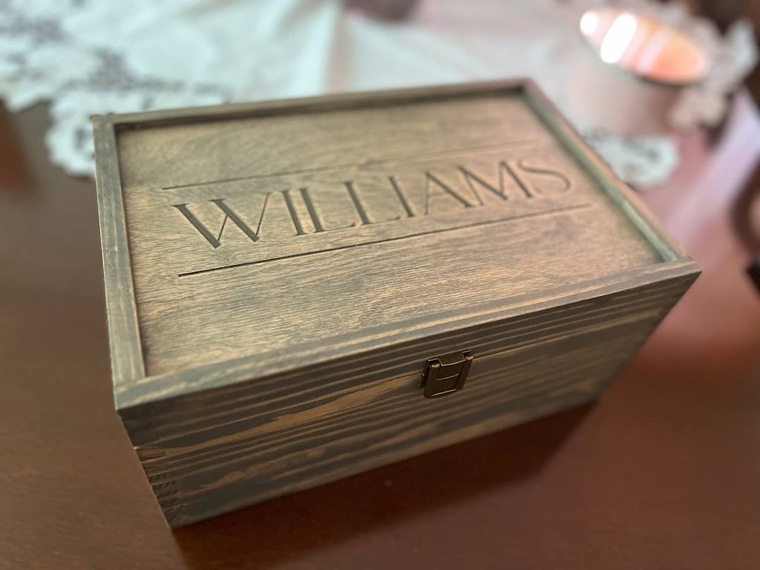 Personalized Memory Box, Custom Made Wooden Keepsake Box, Handmade Box ...