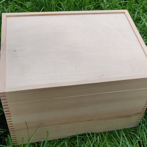 Unfinished Wood Box - Shop Online - Etsy
